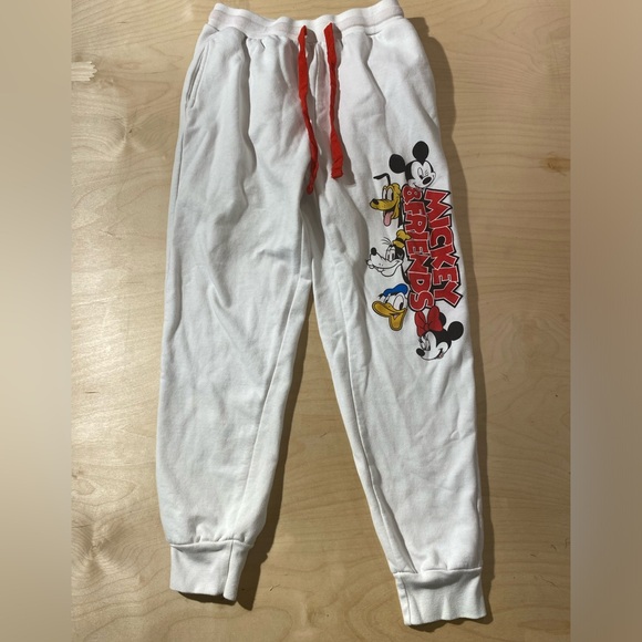 Disney | Bottoms | Disney Mickey Mouse Sweatpants Medium 79 Hi | Poshmark
